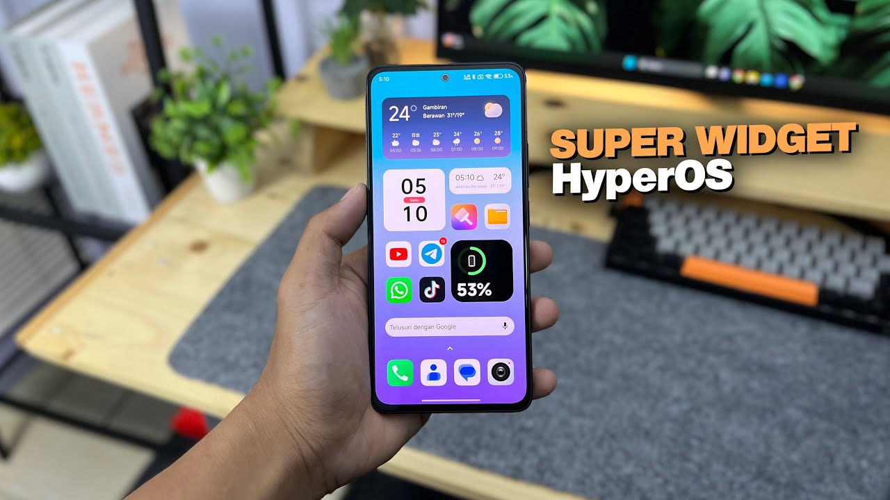 KEREN !! New Super Widget untuk Xiaomi HyperOS - YouTube