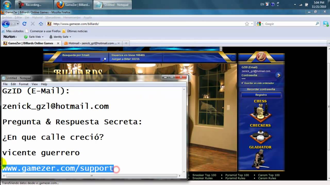 Como recuperar contraseñas en gamezer.mp4 - YouTube