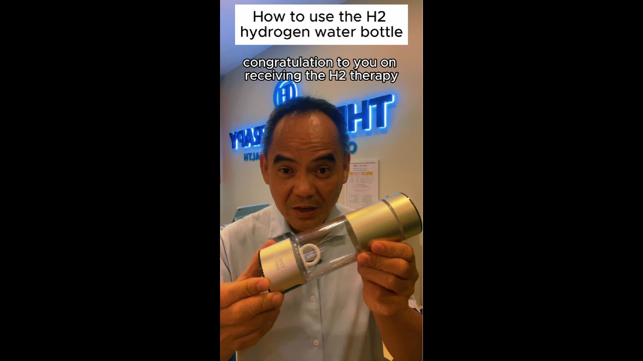 How to use a h2 hydrogen water bottle - YouTube