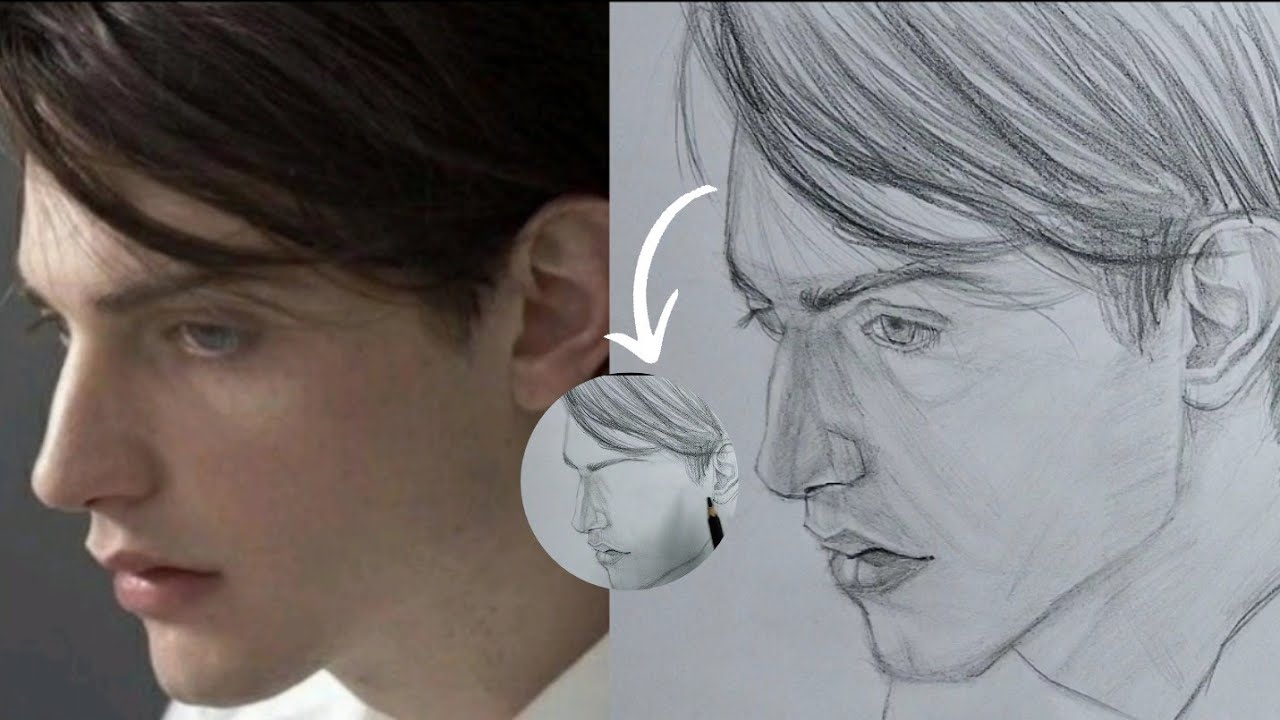 Mastering portrait drawing with Loomis method | drawing tutorial - YouTube