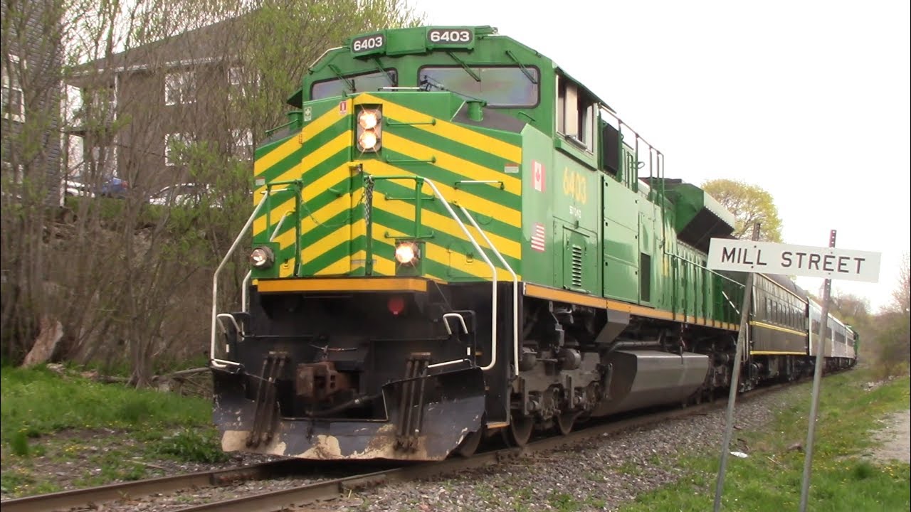New Brunswick Southern Railway Passenger Excursion Train w/Rear Unit at ...