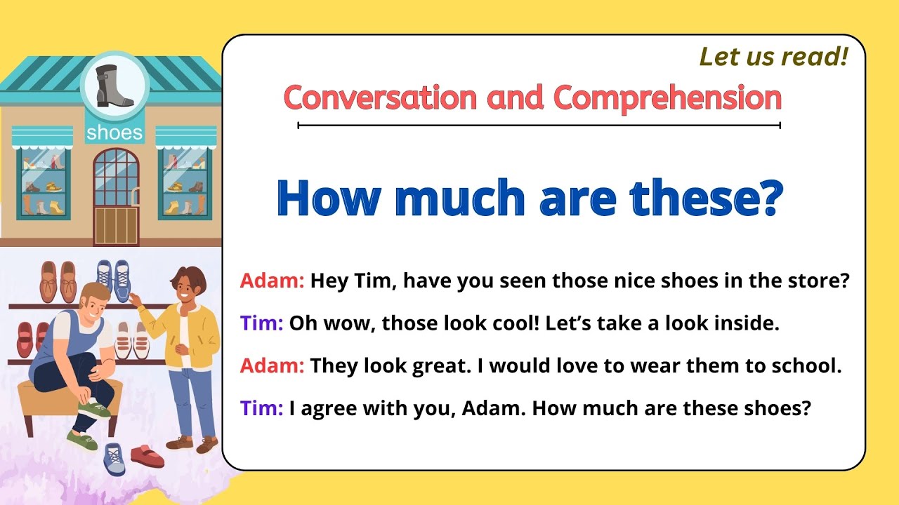 How much are these? I Conversation and Comprehension Practice I with ...