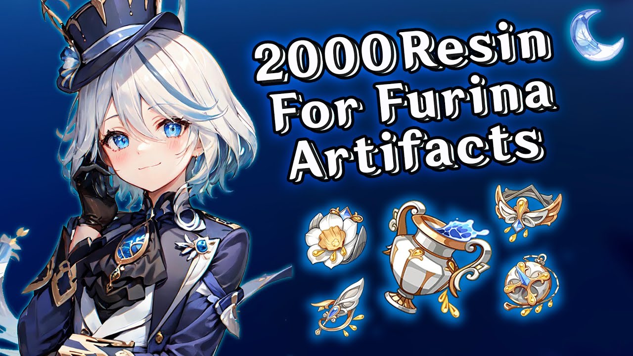 2000 Resin For Furina Artifacts | Golden Troupe | Genshin Impact - YouTube