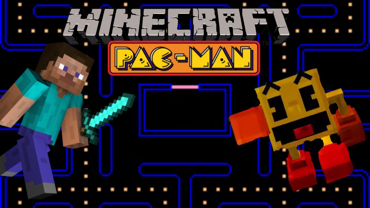 Minecraft PAC-MAN Gameplay - YouTube