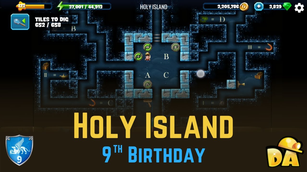 Holy Island - #4 9th Birthday - Diggy's Adventure - YouTube