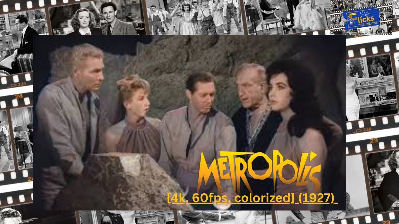 Metropolis 1927 Full Movie 4K Color Remastered 2023 Colorized with The ...