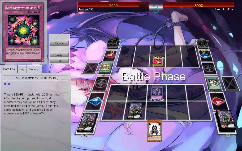 NS2 YGO Fusion Tournament - Isotope vs. Fire (Duel 2) - YouTube