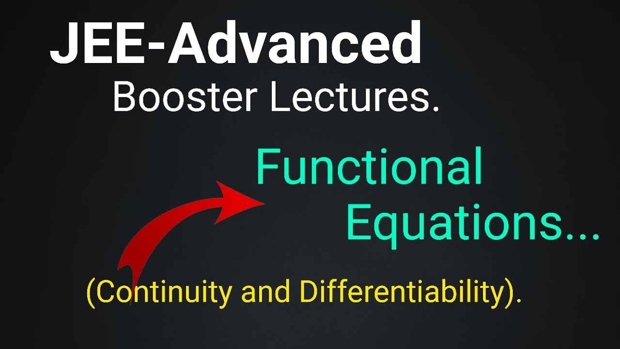 Jee Advanced Functional Equations Booster 👍 Youtube 3064