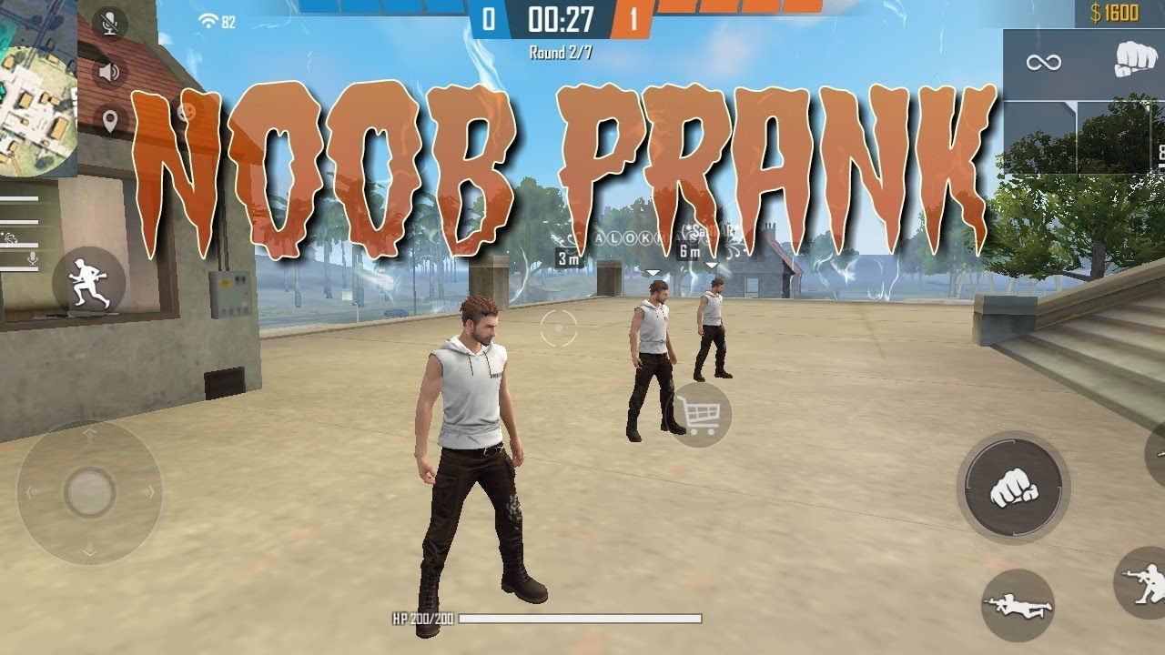 Noob prank || clash squad || NM RITHISH GAMING - YouTube