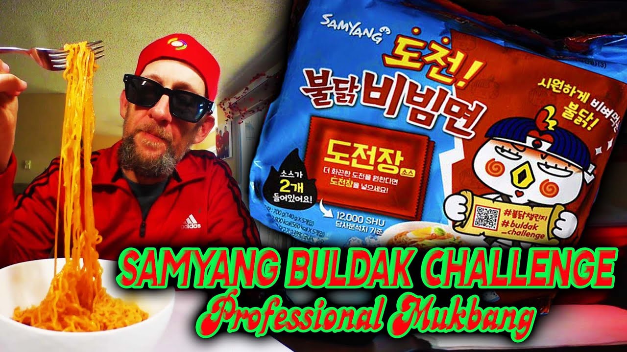 Samyang Buldak Challenge Ramen Professional Spicy Noodle Mukbang # ...