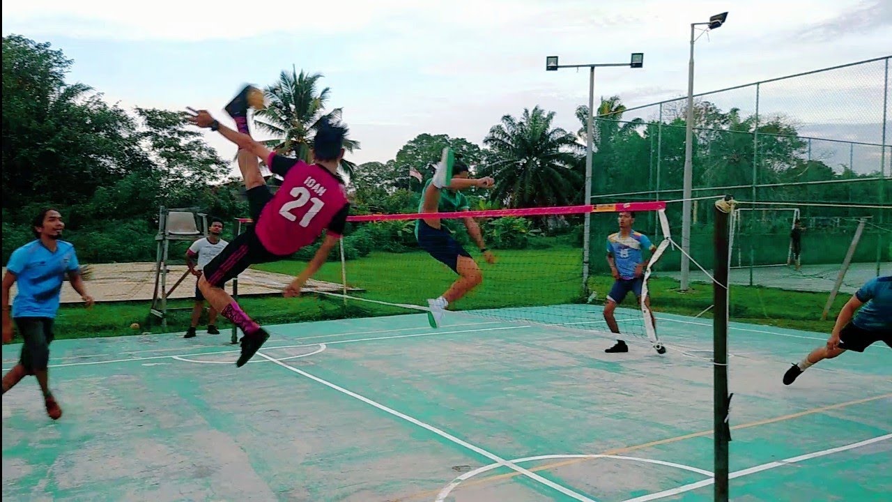 ( Sepak Takraw ) Libas Jangan Tak Libas - YouTube