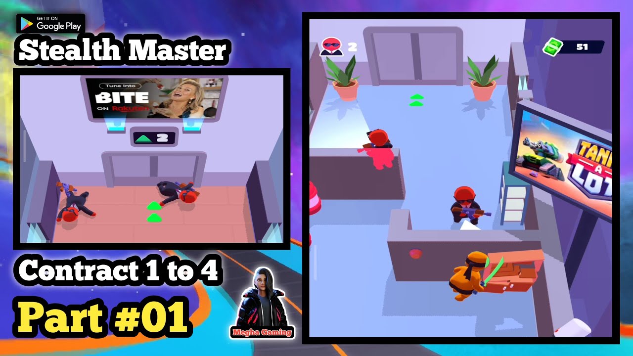 Stealth Master | Contract 1 to 4 complete |Andriod Gameplay part #1 ...