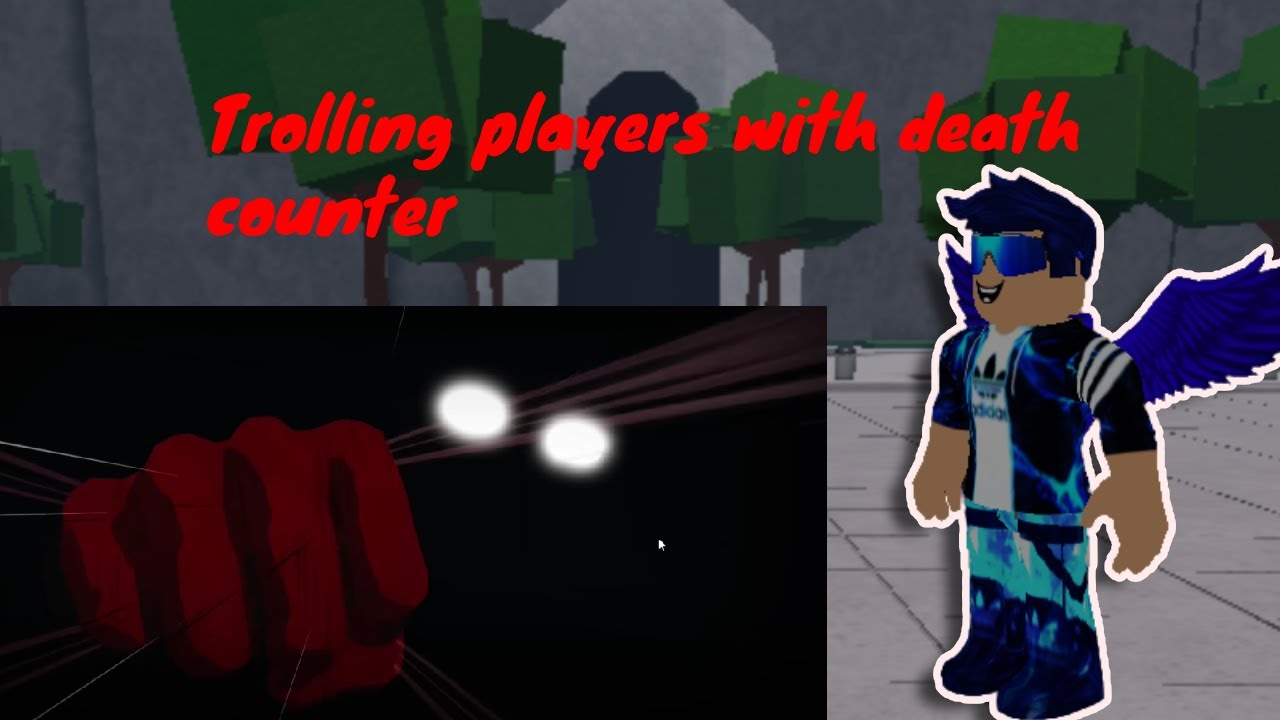Trolling players with death counter (Roblox) - YouTube
