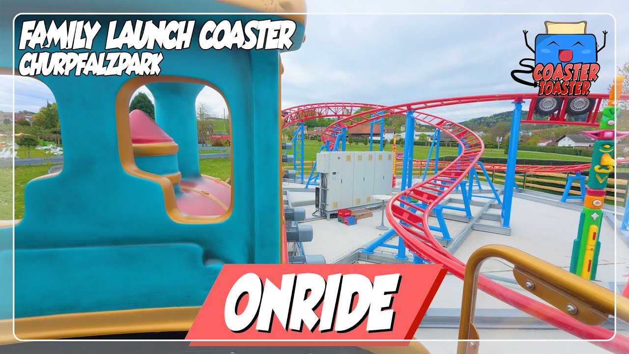 Family Launch Coaster im Churpfalzpark - Rapplige Familienachterbahn ...