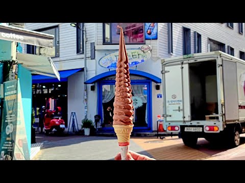 32cm ice cream of various flavors - korean street food