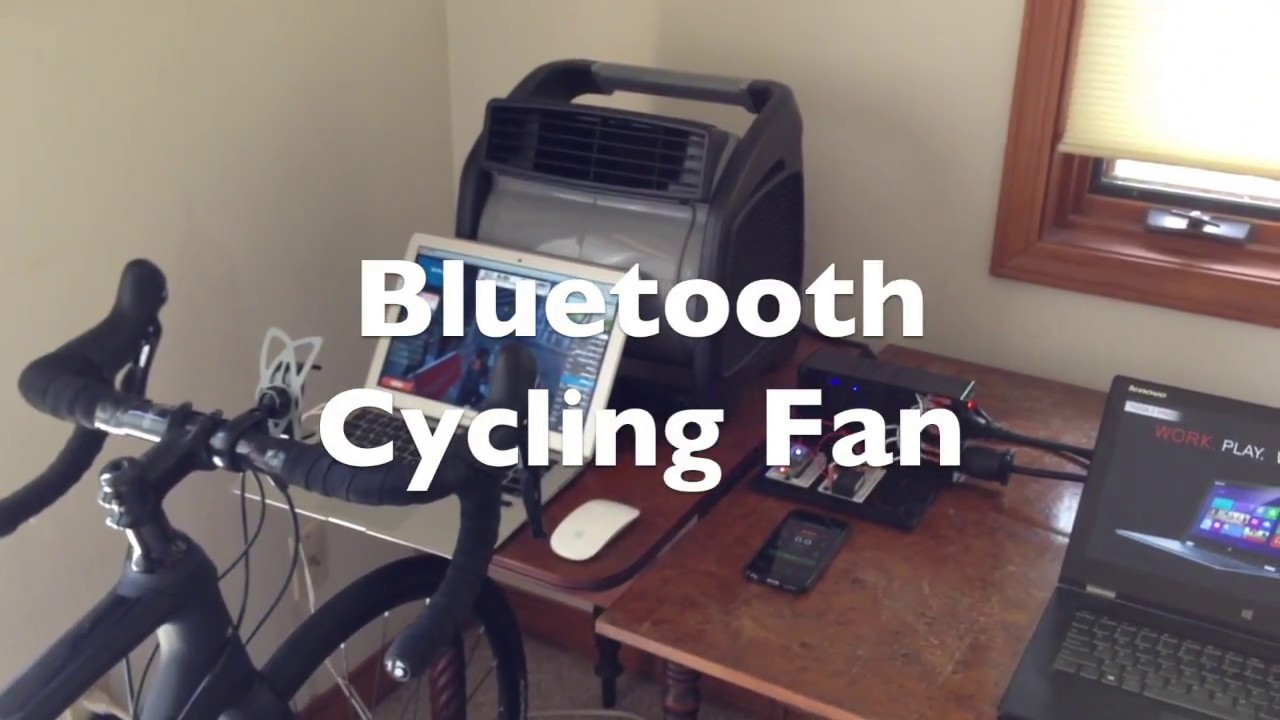 Bluetooth Cycling Fan - YouTube