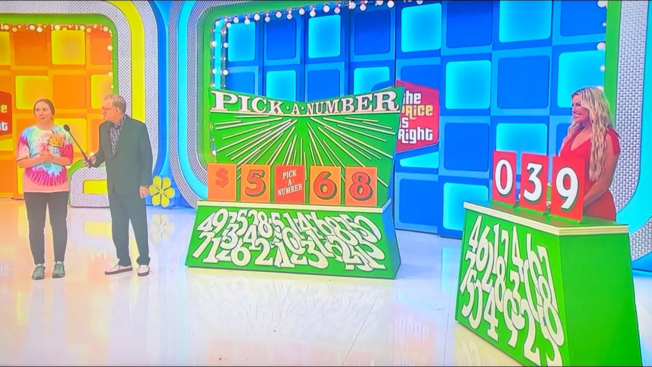 The Price is Right | Pick A Number | 12/8/2023 - YouTube