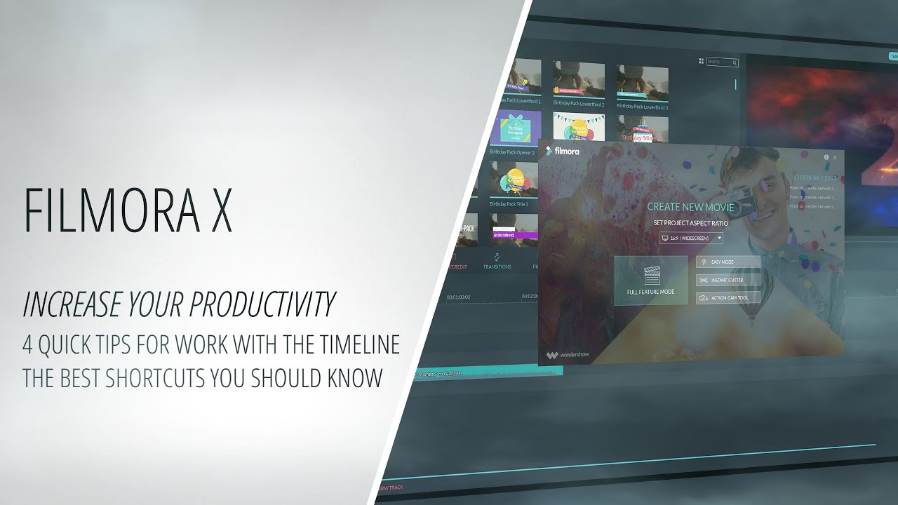 Filmora X - 4 Quick Tips for Work with The Timeline - The Best ...