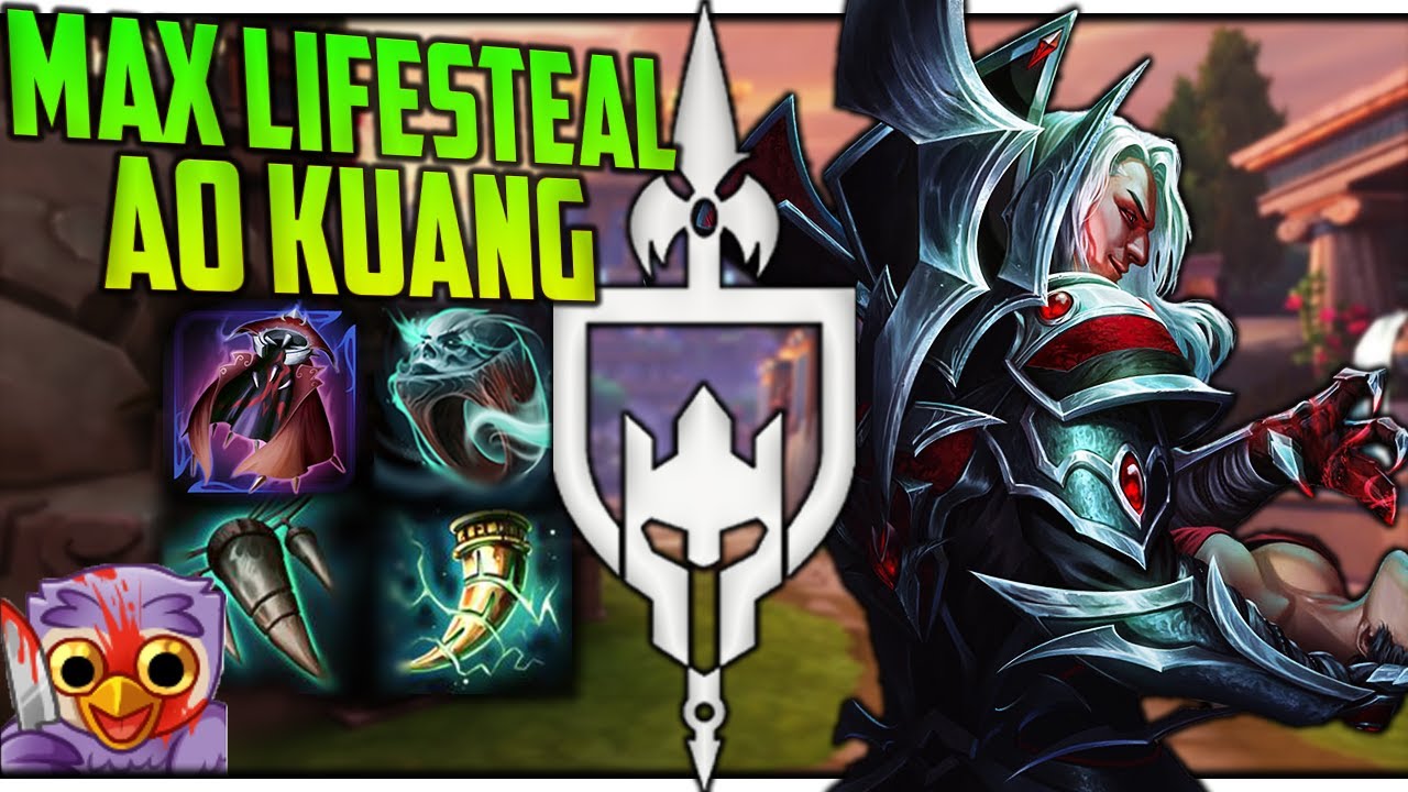 TOP TIER AO KUANG CRAZY LIFESTEAL SOLO BUILD! - YouTube