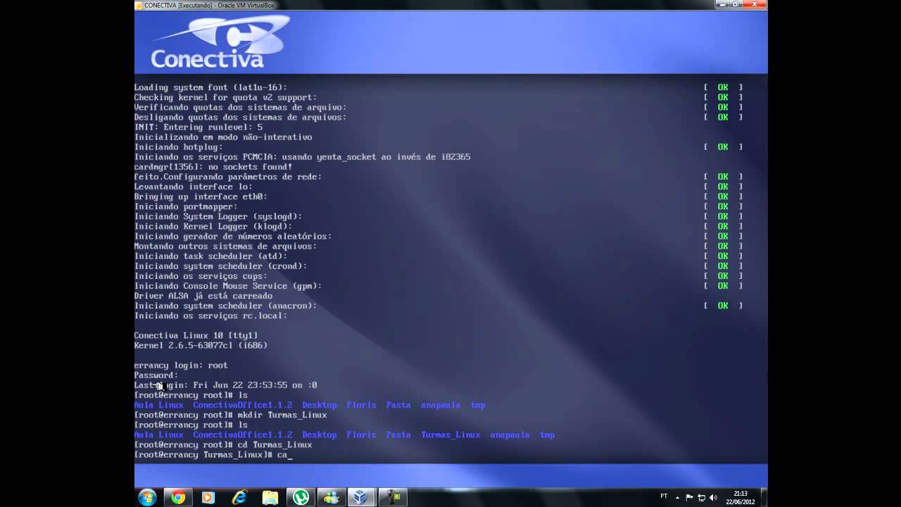 Aula Linux Conectiva - modo texto .mp4 - YouTube
