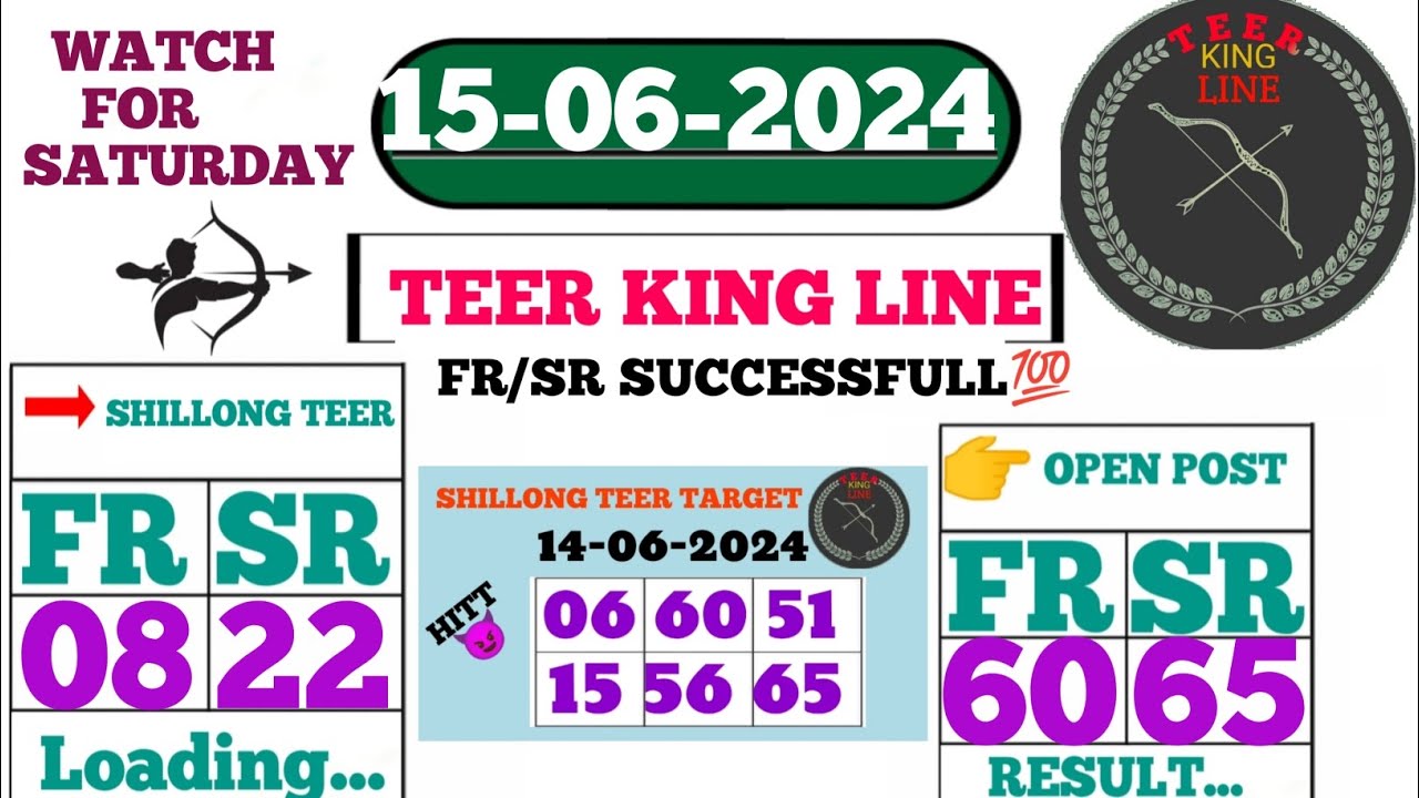 15/06/2024 Teer King Line Guarantee😈FC😈Shillong Teer Counter Making ...