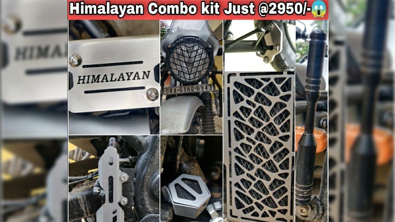 Combo kit for Himalayan 2021 😍|Worth 💯🥳| Himalayan Accessories | Royal ...