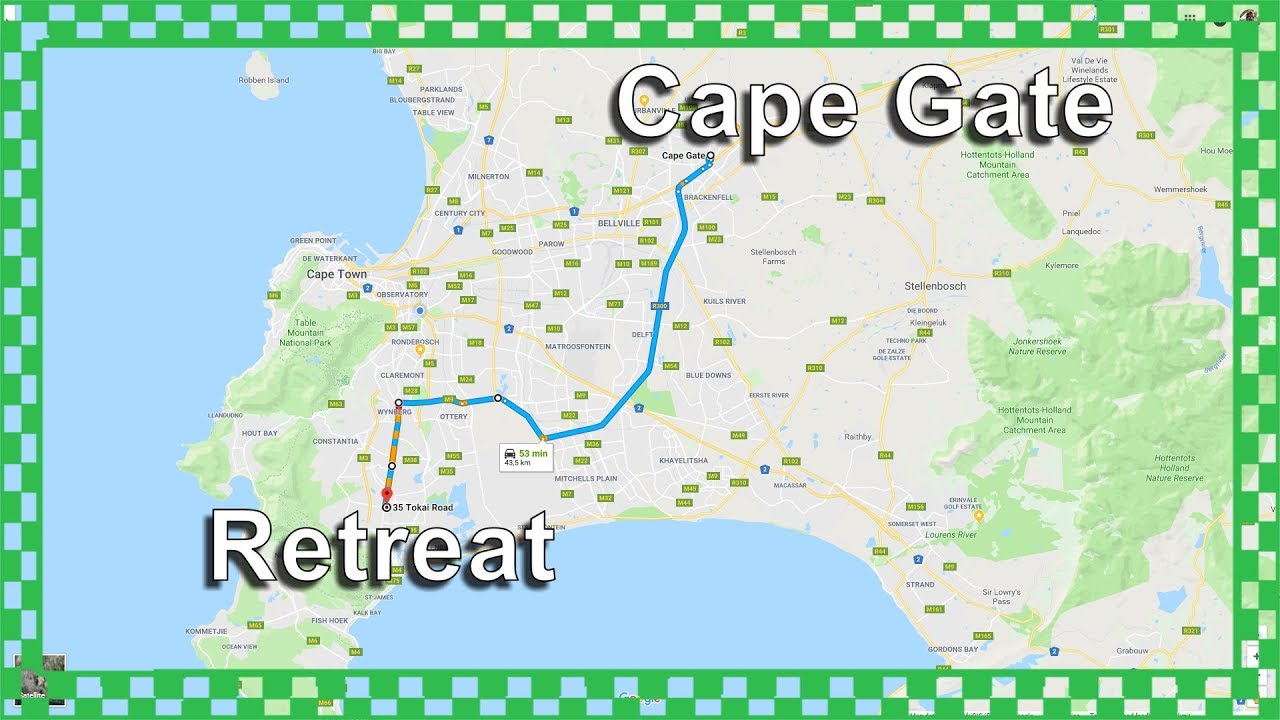 Driving from Cape Gate to Retreat, via R300, Wetton and Main - Dash cam ...