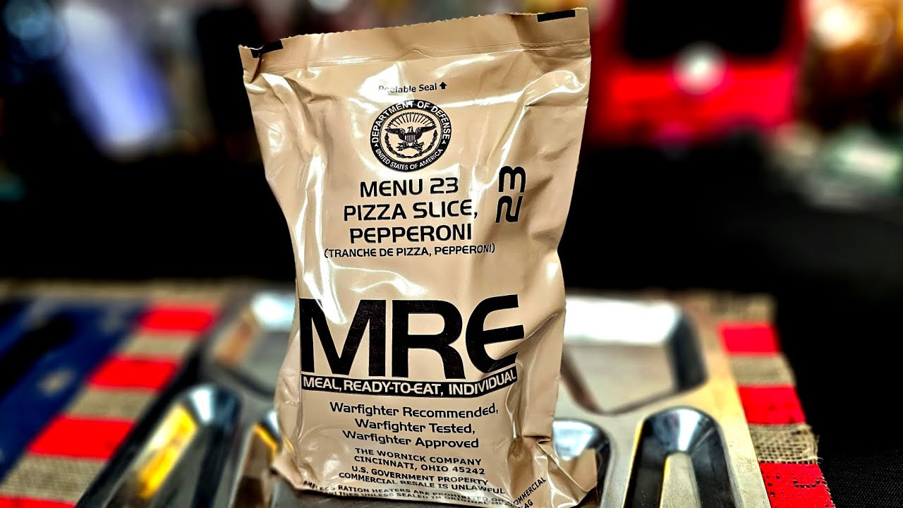 2020 MRE l Menu 23 l Pizza slice, pepperoni - YouTube