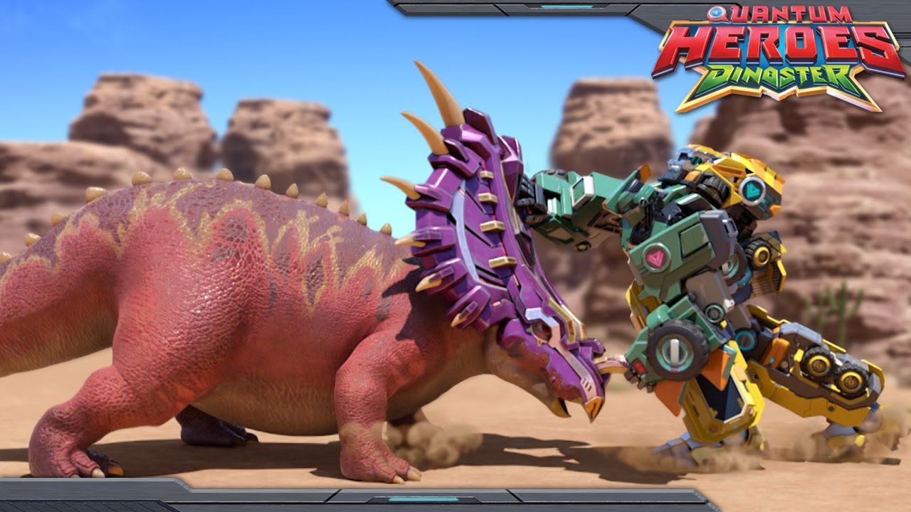 [DINOSTER1 HL] Raptor RODDY Goes to School | Quantum Heroes: Dinoster ...