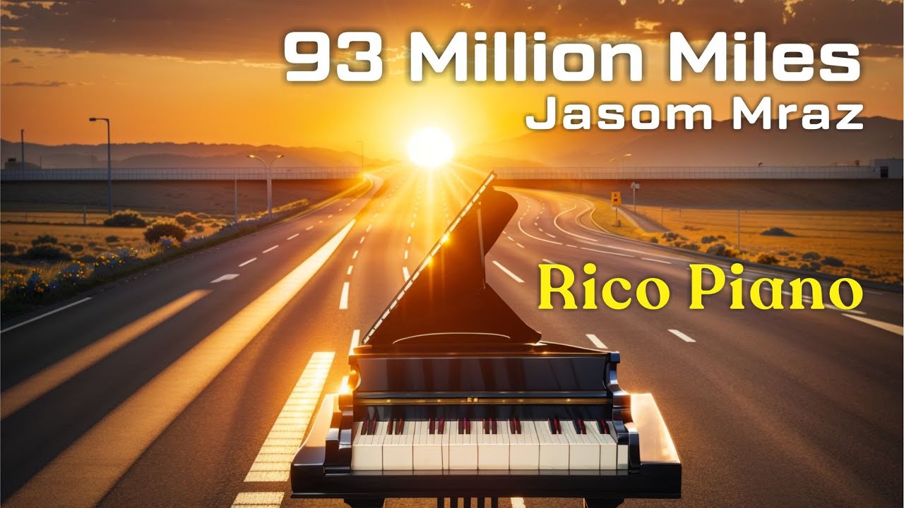 93 MILLION MILES - JASOM MRAZ | PIANO ESSENFELDER - YouTube