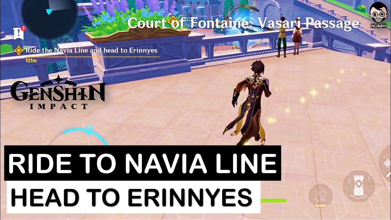 Ride the Navia Line and head to Erinnyes | Genshin Impact - YouTube