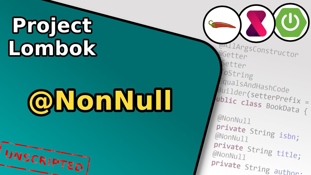 Project Lombok - So einfach gehen Null-Checks mit @NonNull - YouTube