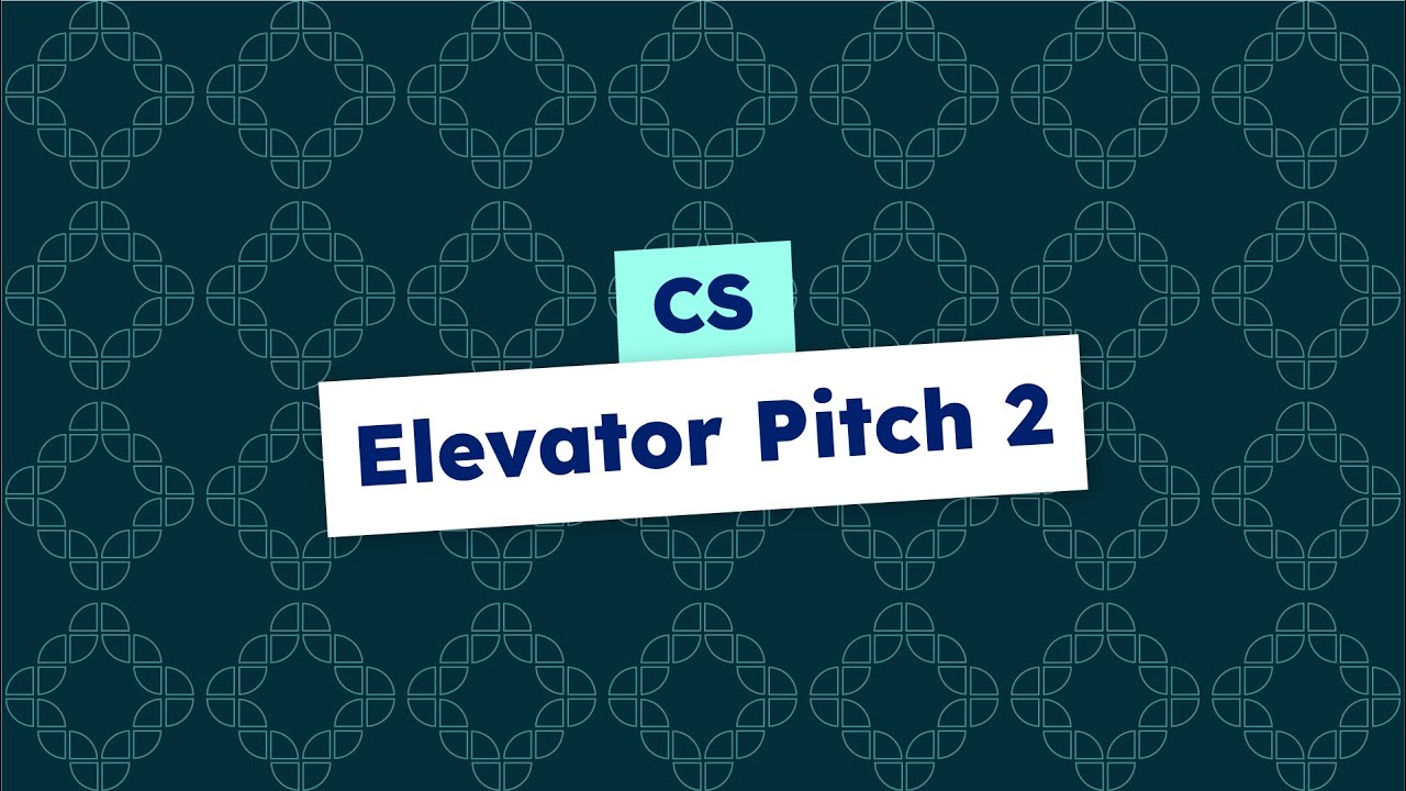 Computer Science - Elevator Pitch 2 - YouTube