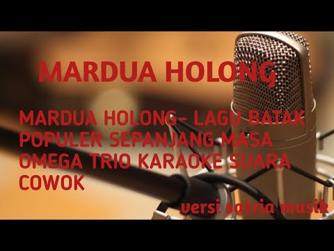 MARDUA HOLONG - karaoke lagu Batak full Lyrik suara cowok sepanjang masa versi keyboard main ...