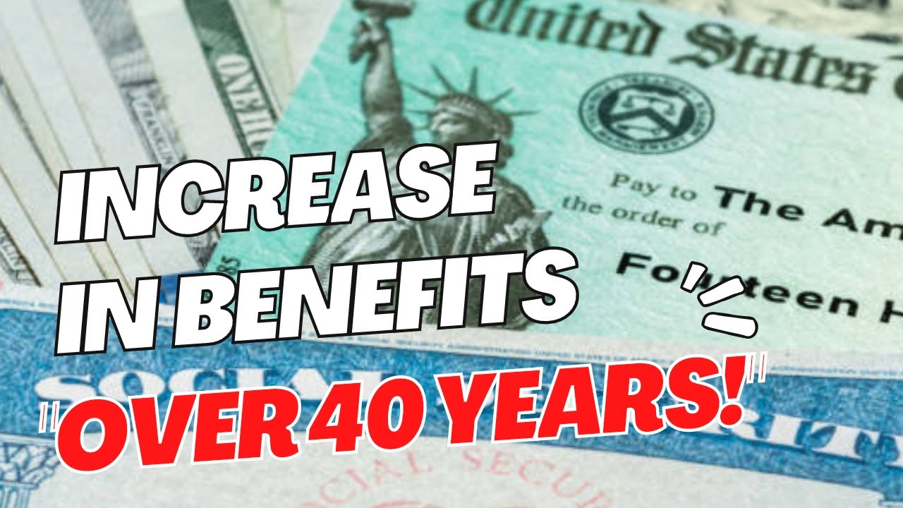 Social Security BENEFITS WILL see the largest increase in benefits seen ...