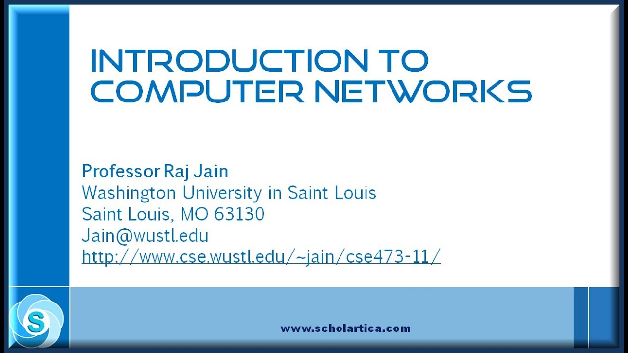 Introduction To Computer Networks Youtube 9781