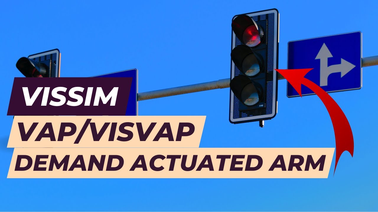 Vissim Tutorial - VAP/VISVAP - Demand actuated arm - YouTube