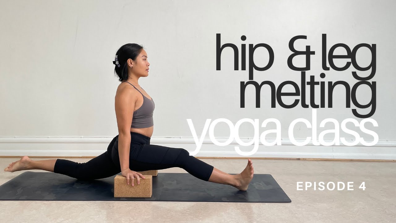 Yoga Class 45-min Full Body: Hip and Leg Stretching - YouTube