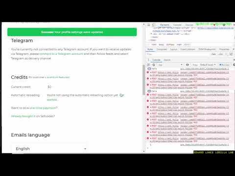 follow it automatic followed site using javascript console - YouTube