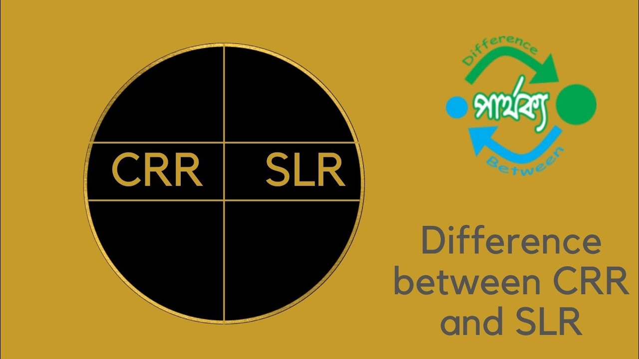 Cash Reserve Ratio and Statutory Liquidity Ratio। Difference between ...
