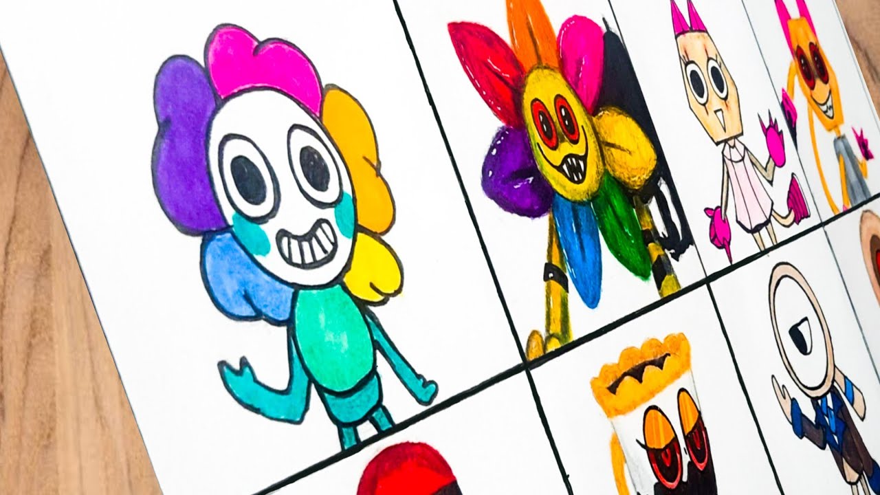 [Drawing] Dandy's World : Toon VS Twisted | Dandy, Scraps, Rodger - YouTube