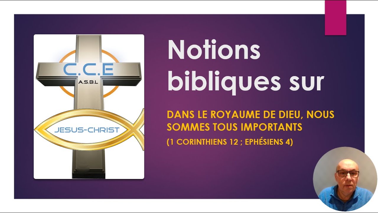 Dans le Royaume de Dieu nous sommes tous importants - YouTube