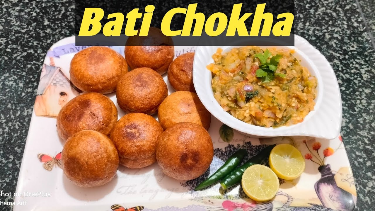 Up , Bihar Famous Recipe Bati Chokha # Bhurta Fry Bati Recipe ...