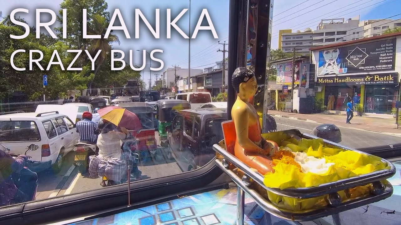 Colombo - Sri Lanka - Crazy Bus City Tour - Original Sound - YouTube