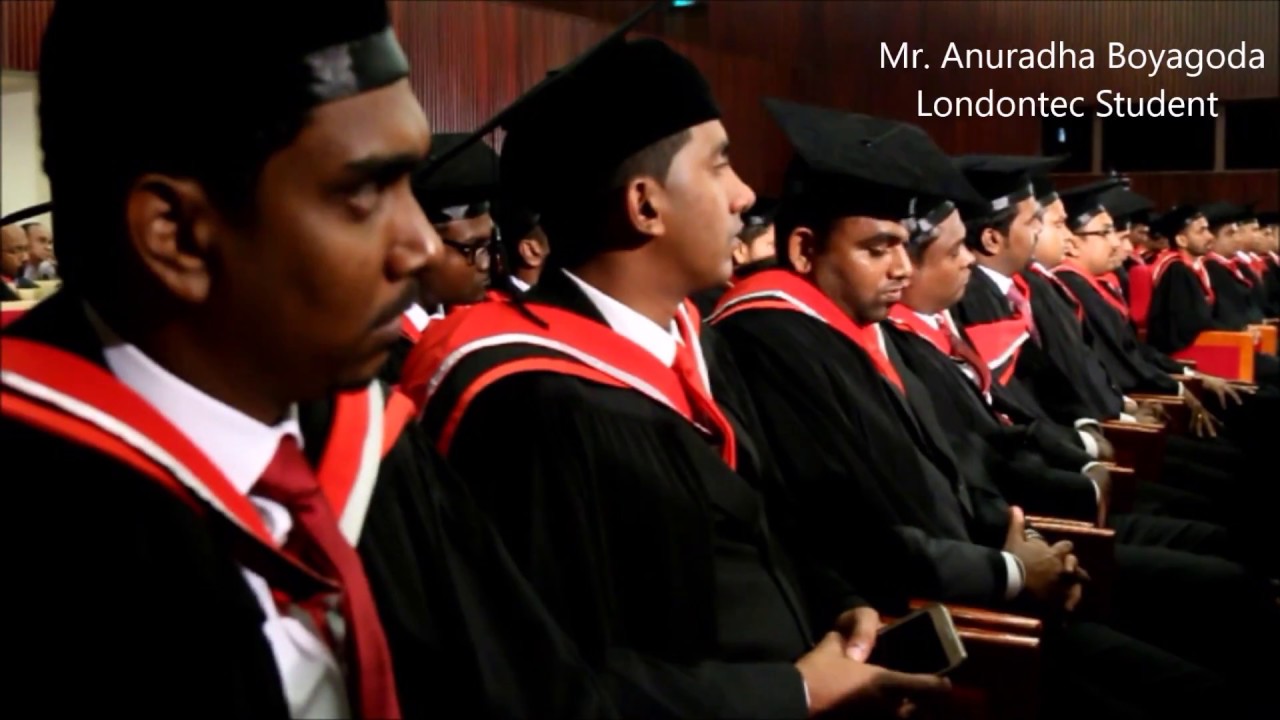Londontec City Campus Convocation 2016 Student Speech (Mr.Anuradha ...