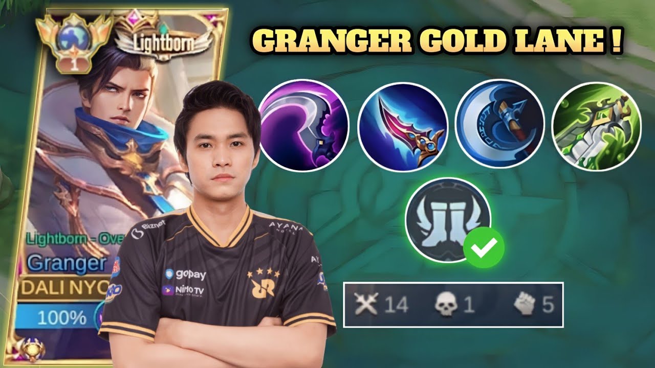 TUTORIAL GRANGER GOLD LANE !! PAKE BUILD INI AUTO WIN | BUILD GRANGER ...