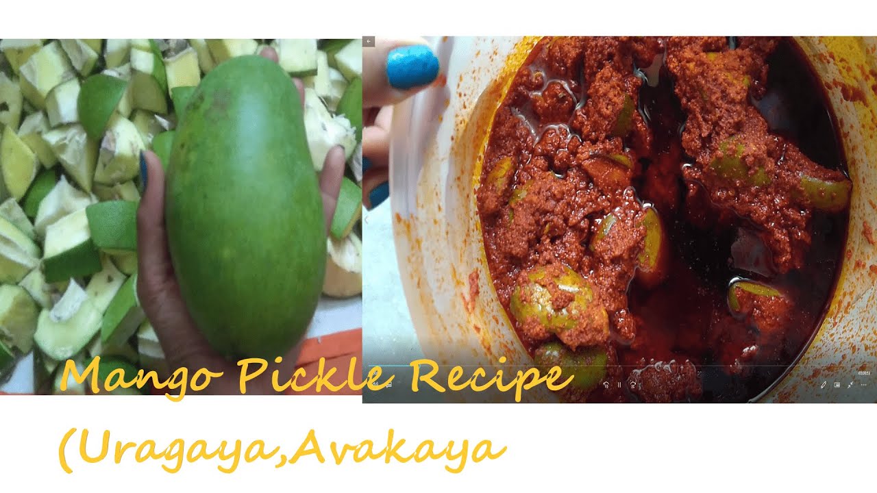 Mango Pickle|Mamidikaya Avakaya |Brahmins Style|Without Garlic ...