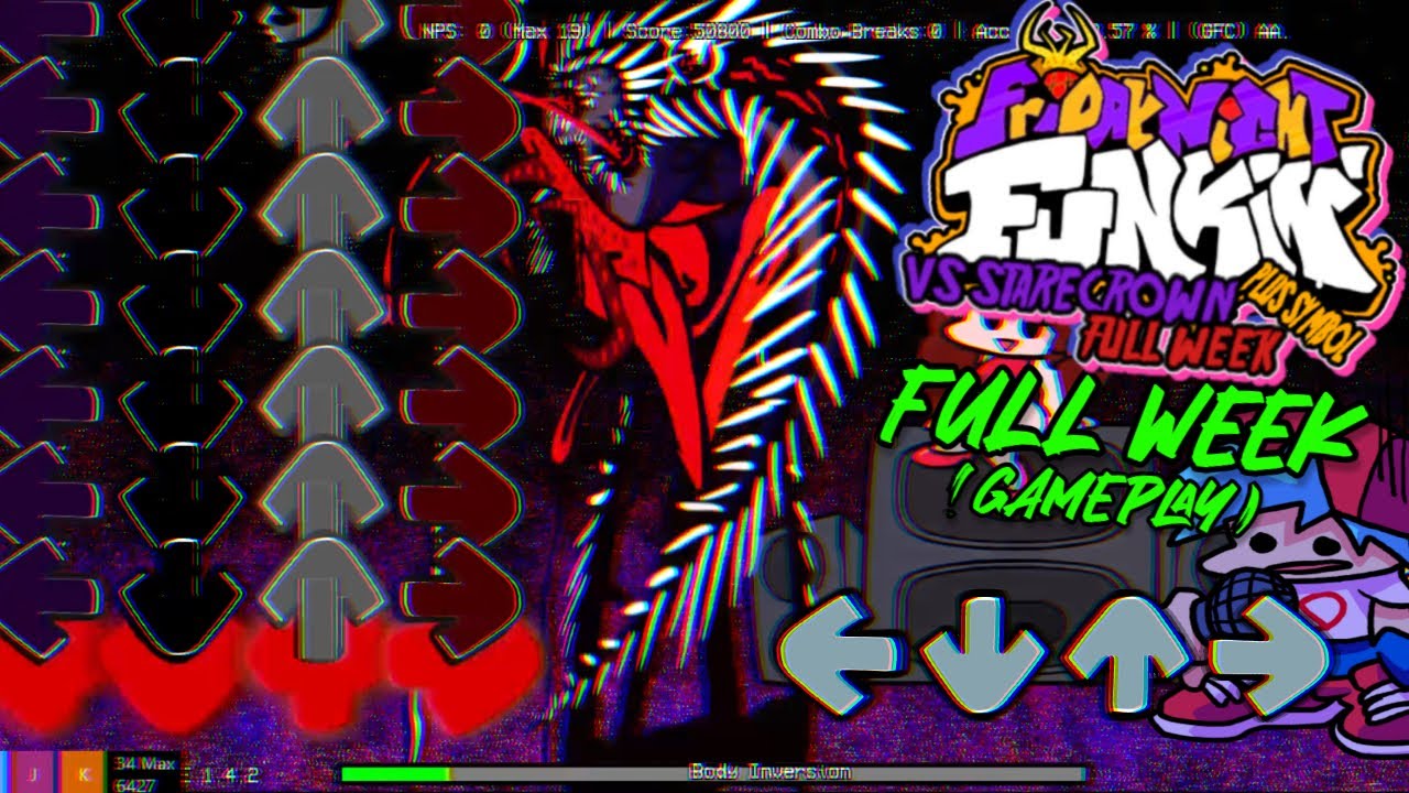 Friday Night Funkin' - V.S. Starecrown FULL WEEK [HARD] [1,2,3 Phase ...