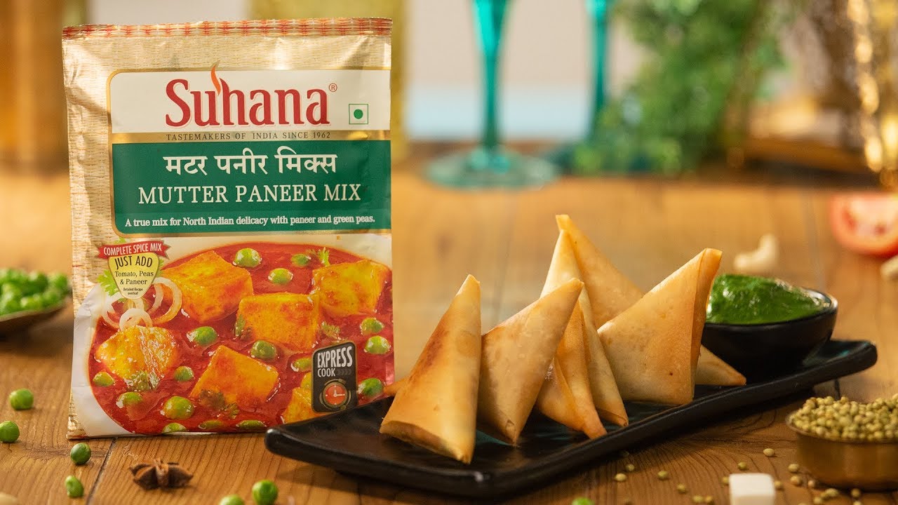 Mutter Paneer Patti Samosa with Suhana Mutter Paneer Masala | Awesome ...