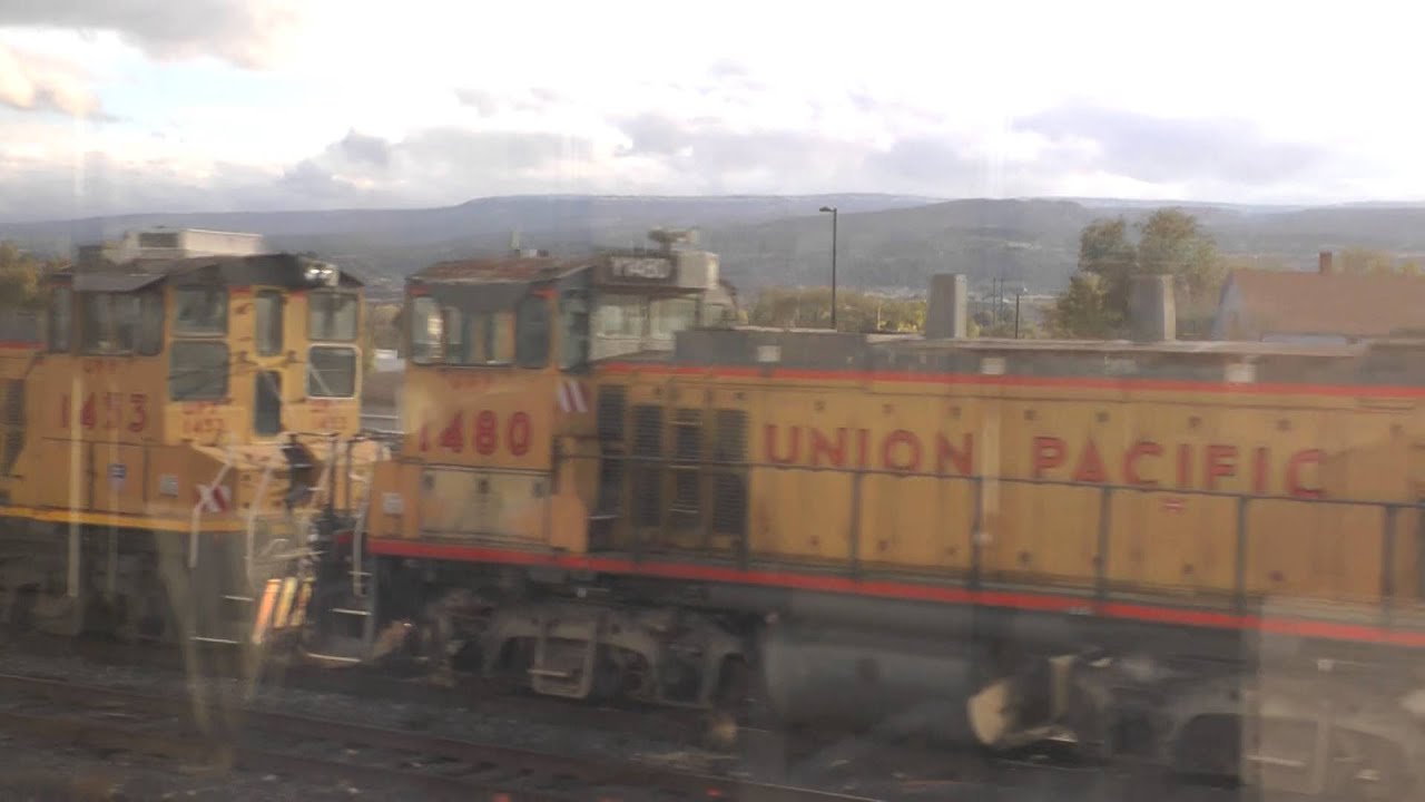 deadline of dozens of old Union Pacific locomotives in boneyard, Grand ...